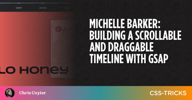 Building a Scrollable and Draggable Timeline with GSAP - TECHNOBABBLE