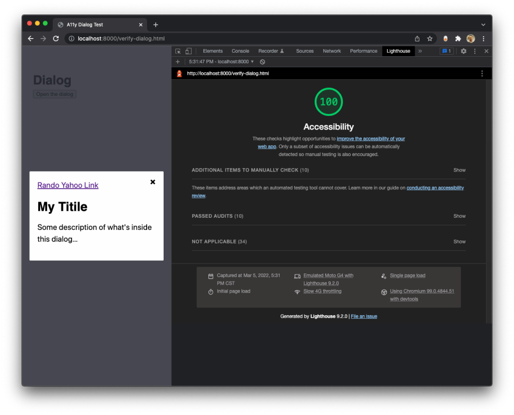 Dialog Components: Go Native HTML or Roll Your Own? - TECHNOBABBLE