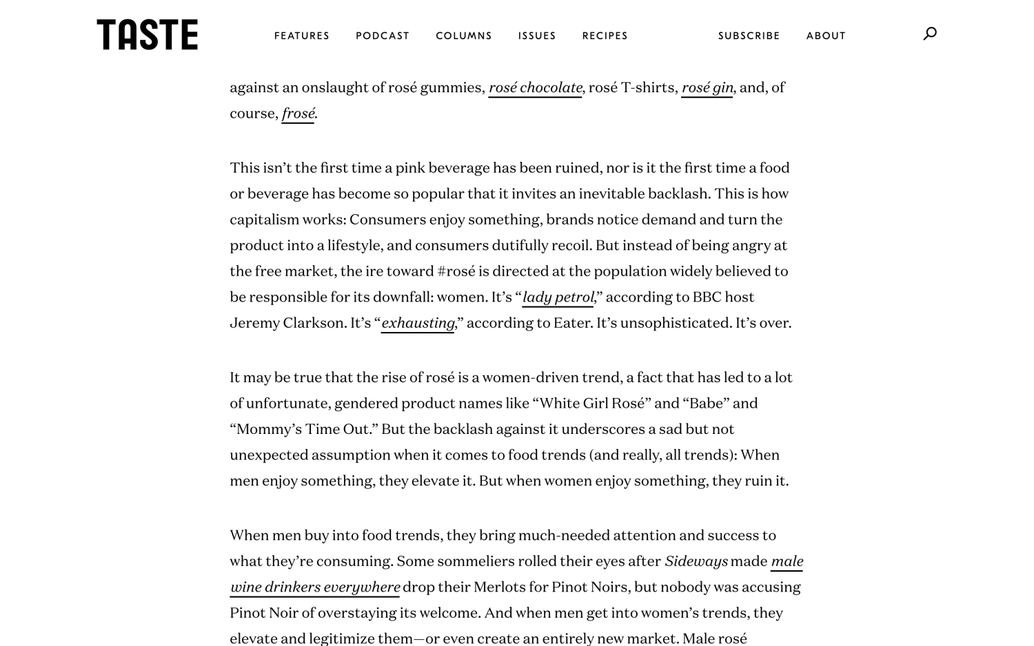 Designing for Long-Form Articles - TECHNOBABBLE