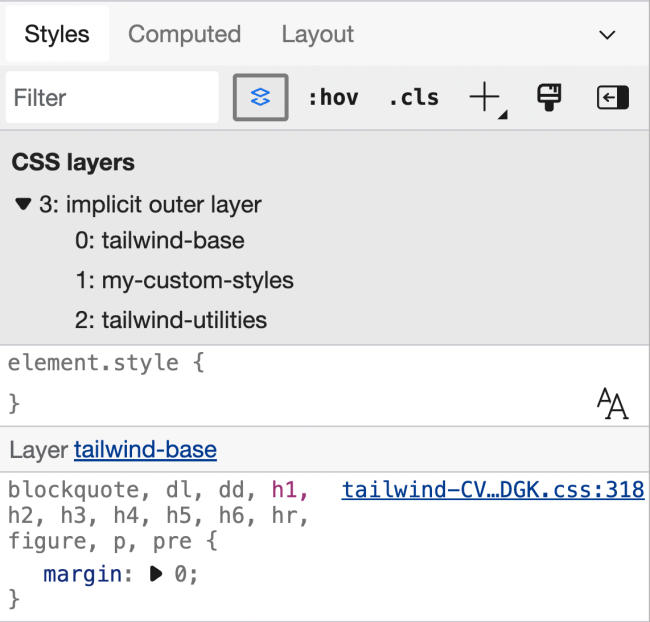 Using CSS Cascade Layers to Manage Custom Styles in a Tailwind Project - TECHNOBABBLE